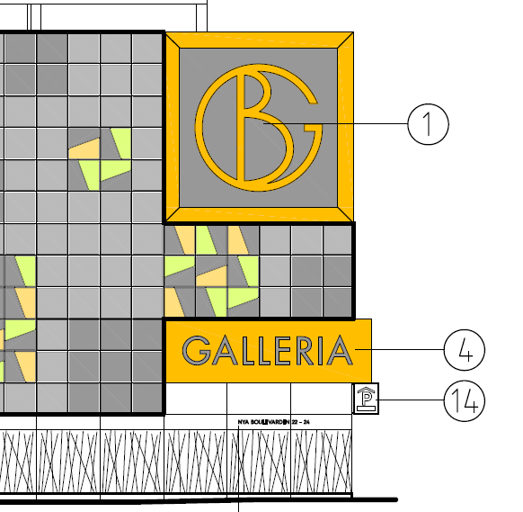 Galleria Boulevard, Kristianstad – External signs – WE TAKE YOUR VISION ...